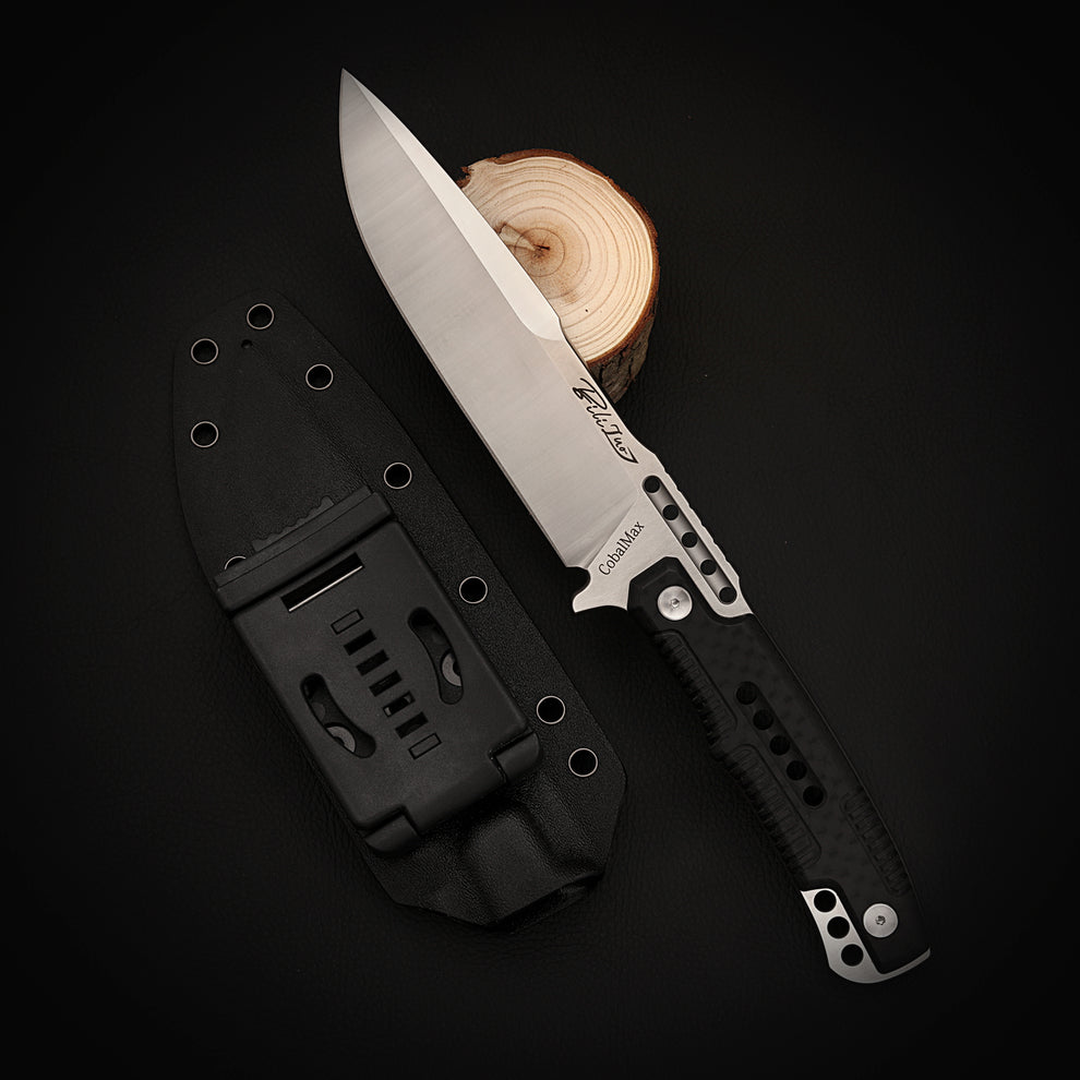 Survival Rescue Knife 5.5 Inch Tactical Fixed Blade Carbon Fiber ...